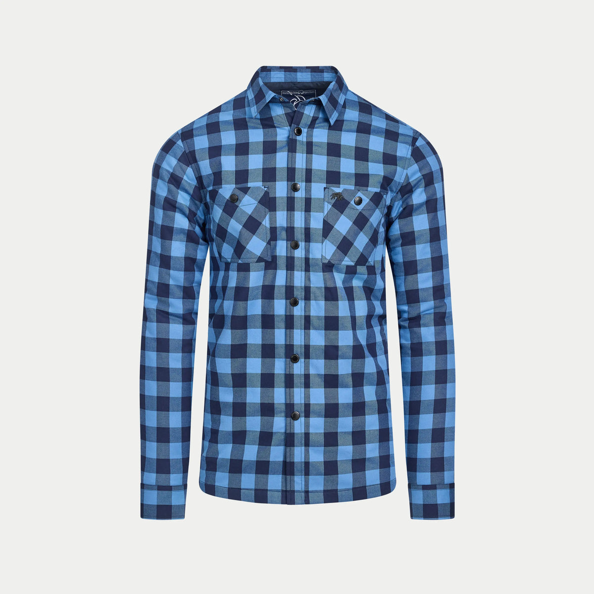 Long Sleeve Quilted Shacket - Navy – Raging Bull Clothing