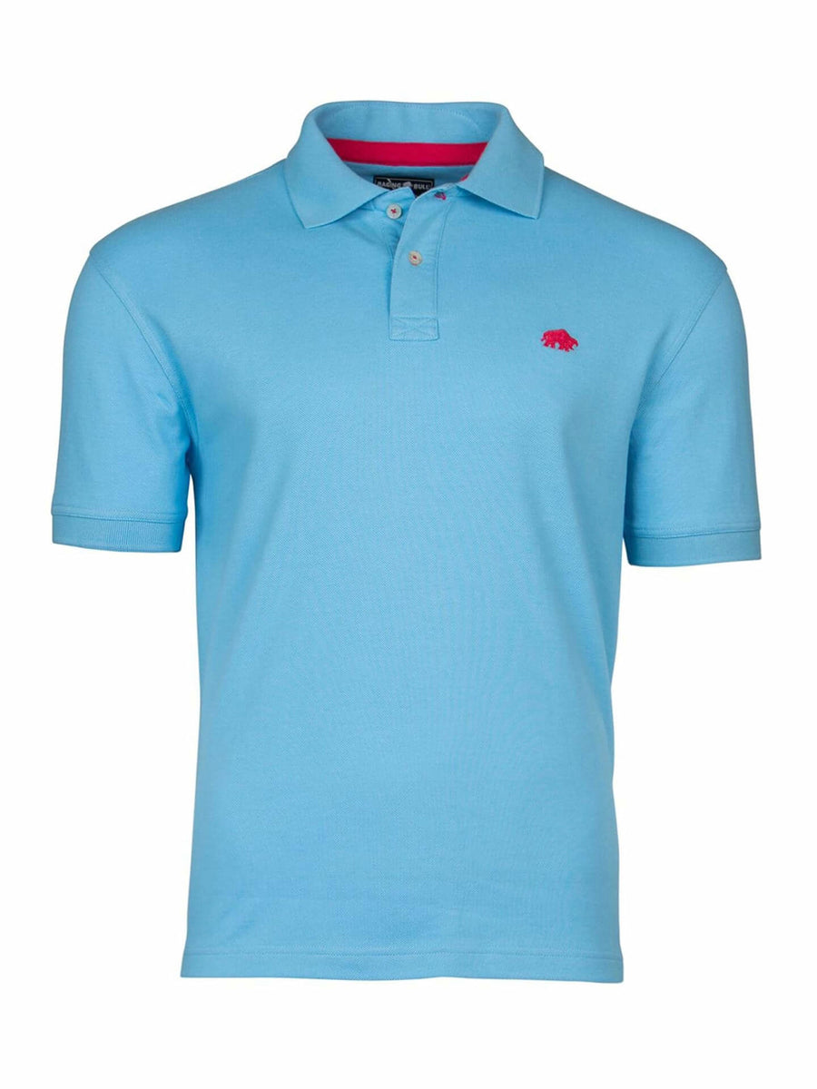 Classic Organic Polo - Sky Blue – Raging Bull Clothing