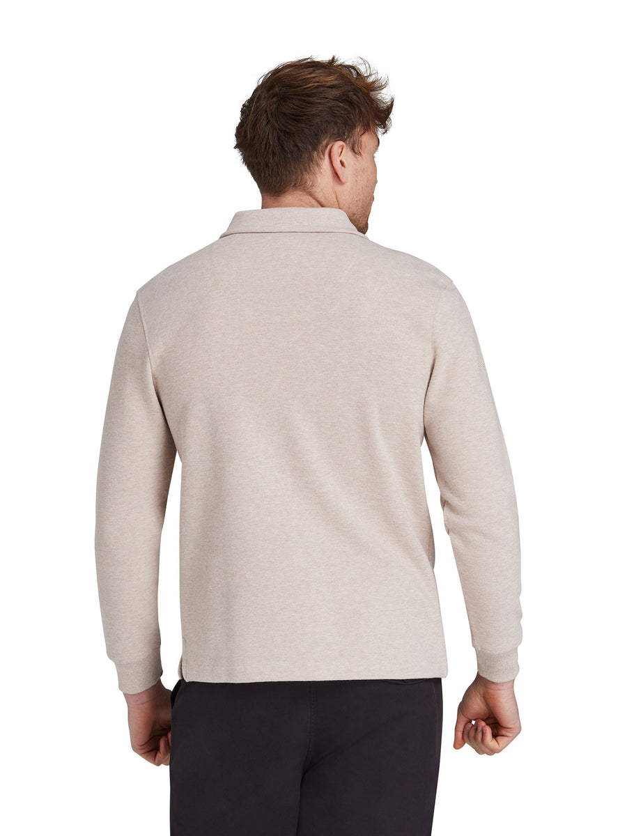 Classic French Rib Quarter Zip - Biscuit – Raging Bull Clothing