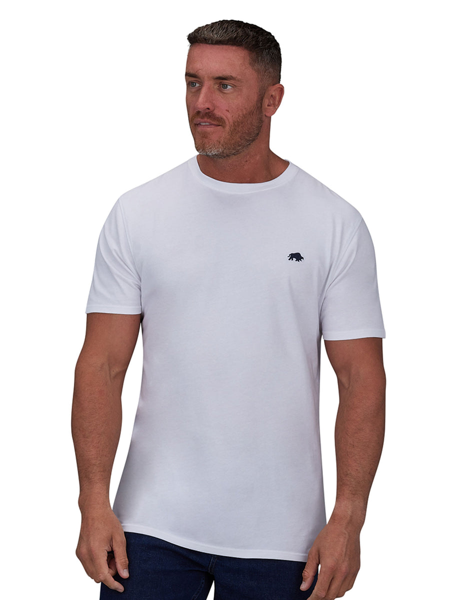 Classic Organic T-Shirt - White – Raging Bull Clothing