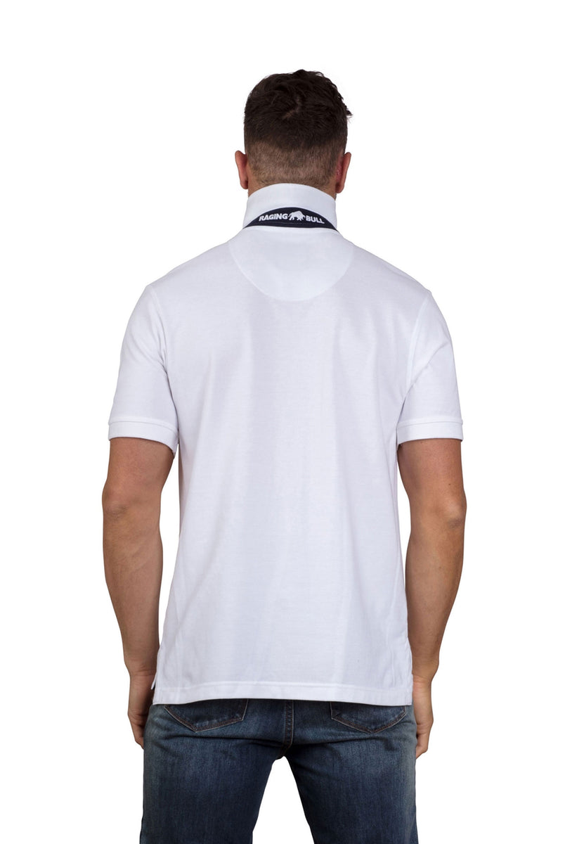 Classic Organic Polo - White – Raging Bull Clothing